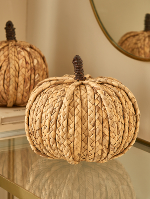 Stacey Solomon Natural Medium Woven Pumpkin | Home | George at ASDA