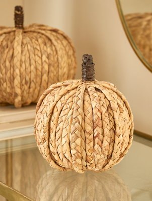 Stacey Solomon Natural Small Woven Pumpkin | Home | George at ASDA