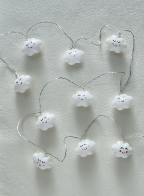 White LED Cloud String Light | Home | George at ASDA