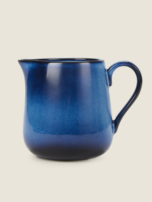 Blue Reactive Glaze Milk Jug | Home | George at ASDA