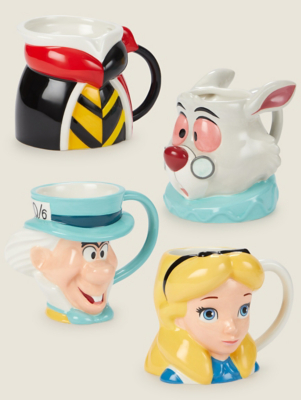 Disney Alice In Wonderland Mug Bundle - Set of 4 | Home | George at ASDA