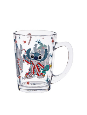 Disney Christmas Stitch Glass Mug | Home | George at ASDA