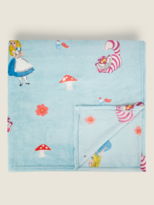 Disney Alice In Wonderland Floral Super Soft Throw | Home | George at ASDA