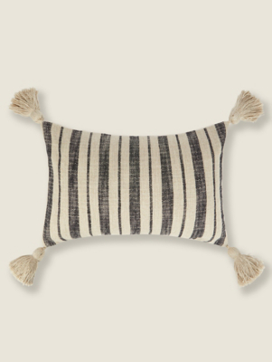 Monochrome Stripe Cushion | Home | George at ASDA