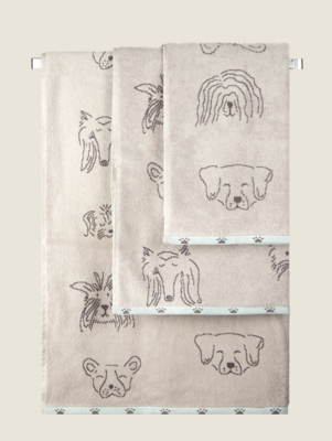 Grey Dogs Towel Range | Home | George at ASDA