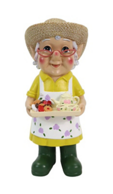 Yellow & White Gardening Grandma Gnome | Outdoor & Garden | George at ASDA