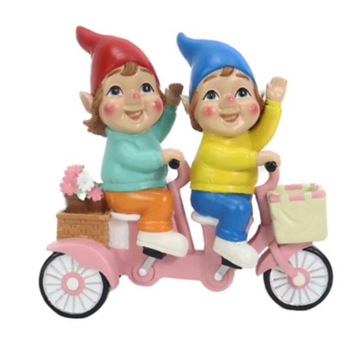 Kids Riding On A Bike Gnome | Outdoor & Garden | George at ASDA