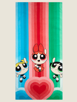 Power Puff Girls Panel Print Beach Towel | Home | George at ASDA