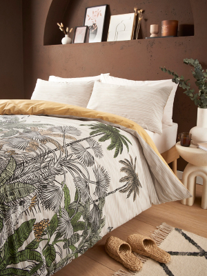 Etched Jungle Reversible Duvet Set | Home | George at ASDA