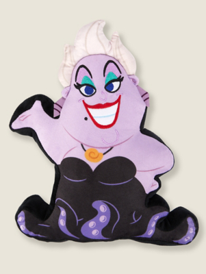 Disney Little Mermaid Ursula 3D Cushion | Home | George at ASDA