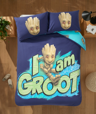 Guardians Of The Galaxy Groot Reversible Duvet Set | Home | George at ASDA