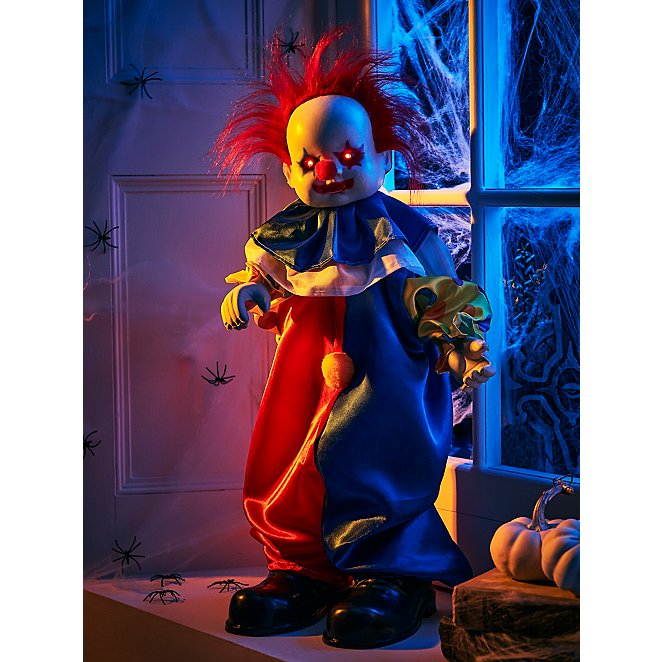 Halloween 3 foot Animated Clown Decoration | Halloween | George at ASDA Halloween 3 foot Animated Clown Decoration | Halloween | George at ASDA