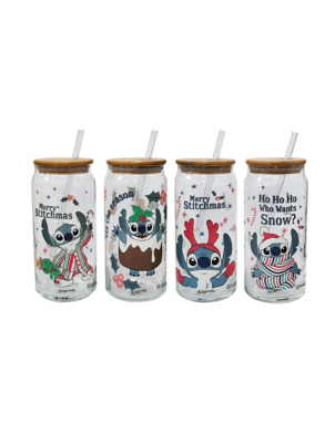 Disney Lilo & Stitch Mason Jar - Set of 4 | Home | George at ASDA