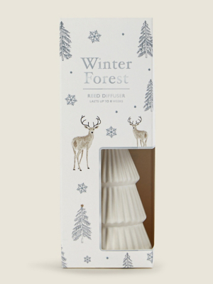 White Winter Forest Ceramic Tree Reed Diffuser | Home | George at ASDA