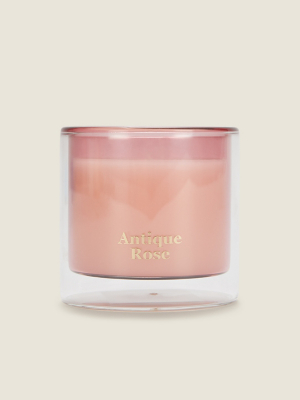Pink Small Antique Rose Luxury Candle | Home | George at ASDA