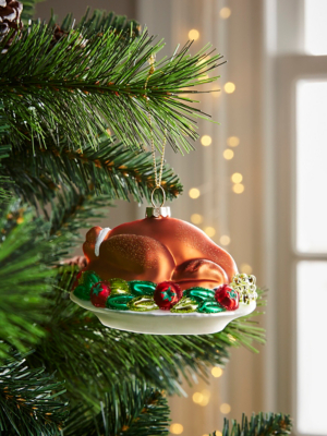 Christmas Glass Turkey Bauble | Christmas | George at ASDA
