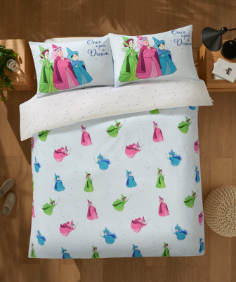 Disney Fairies Blue Reversible Duvet Set | Home | George at ASDA