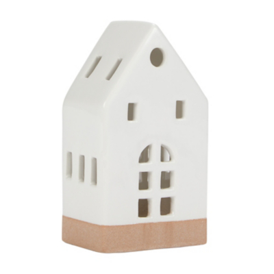 Christmas White Ceramic Light-Up House Decoration | Christmas | George ...