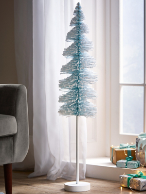 Christmas Fluffy Green Tree Decoration | Christmas | George at ASDA