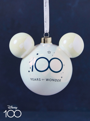 Disney 100 Years Of Wonder Mickey Mouse Bauble | Christmas | George at ASDA