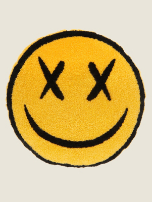 Yellow Gaming Cushion Smiley Face | Home | George at ASDA