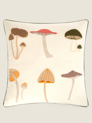 Natural Modern Tufted Toadstool Cushion | Home | George at ASDA