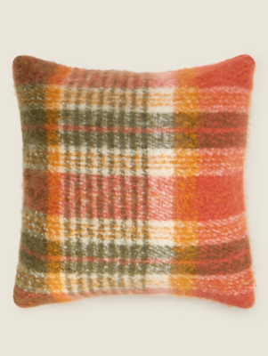 Cozy Check Autumnal Cushion | Home | George at ASDA
