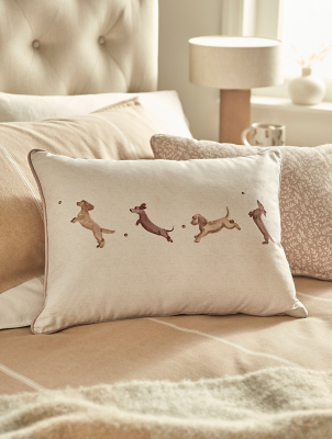 Stacey Solomon Natural Peanut & Teddy Cushion | Home | George at ASDA