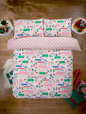 Pink Good Times Fun Duvet Set | Home | George at ASDA