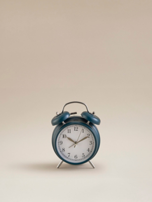 Navy Classic Alarm Clock | Home | George at ASDA