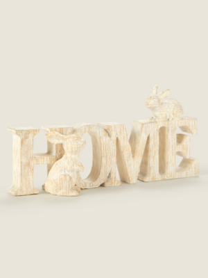 Natural Bunny Sign | Home | George at ASDA