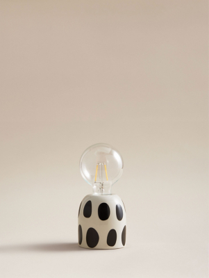 White Spotty Battery Light | Home | George at ASDA