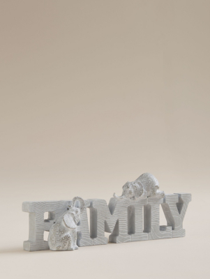Natural Elephant Family Sign | Home | George at ASDA