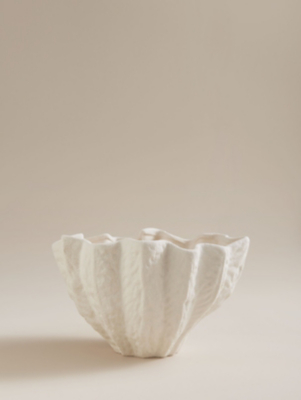 White Scuptural Bowl | Home | George at ASDA