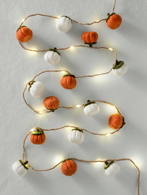 Orange Pumpkin String Lights | Home | George at ASDA