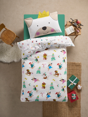 Christmas Dogs Duvet Cover Set | Home | George at ASDA