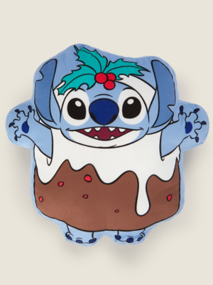 Disney Stitch Christmas Pudding Shaped Cushion | Home | George at ASDA