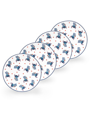 Disney Stitch Love Side Plate - Set of 4 | Home | George at ASDA