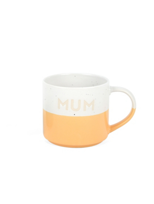Yellow & White Reactive Glaze 'Mum' Mug | Home | George at ASDA