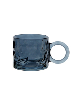 Grey Smoked Dimple Glass Tea Mug | Home | George at ASDA