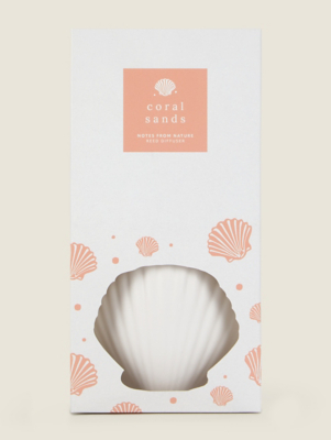 White Coral Sands Ceramic Shell Reed Diffuser | Home | George at ASDA