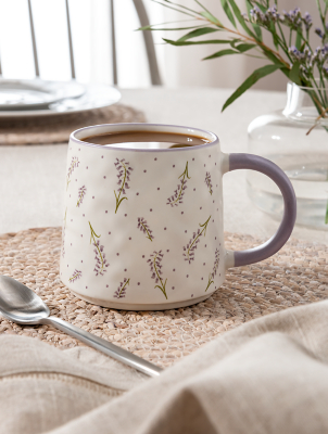 Stacey Solomon White Bluebell Print Mug | Home | George at ASDA