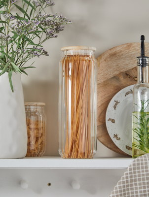 Stacey Solomon Clear Glass Canister | Home | George at ASDA