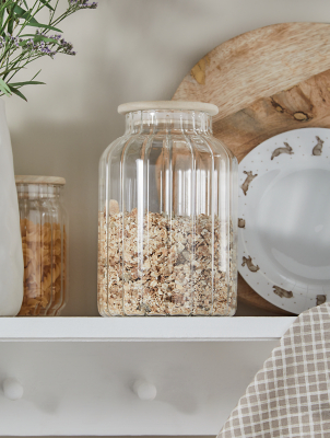 Stacey Solomon Clear Glass Canister | Home | George at ASDA