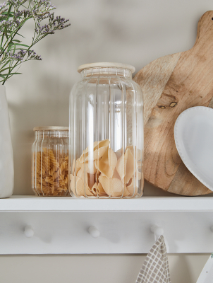 Stacey Solomon Clear Glass Canister | Home | George at ASDA