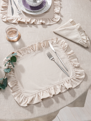 Stacey Solomon Ruffled Placemats - Set of 2 | Home | George at ASDA