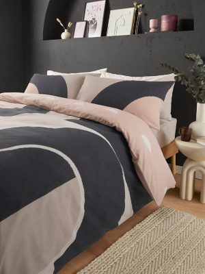 Sculptured Shapes Curve Panel Duvet Set | Home | George at ASDA
