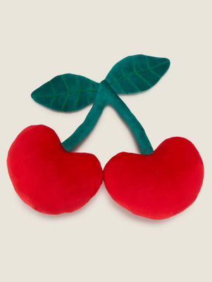 Red Cherry-Shaped Cushion | Home | George at ASDA