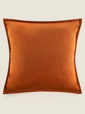 Caramel Velvet Cushion | Home | George at ASDA