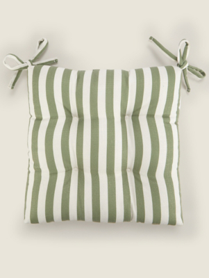 Green Stripe Seat Cushion Pad - Set of 2 | Home | George at ASDA